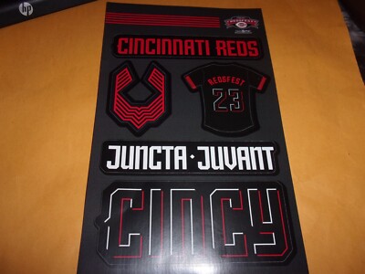 Cincinnati Reds Bally Sports REDSFEST Baseball Stickers Sheet(5" x 8 ...