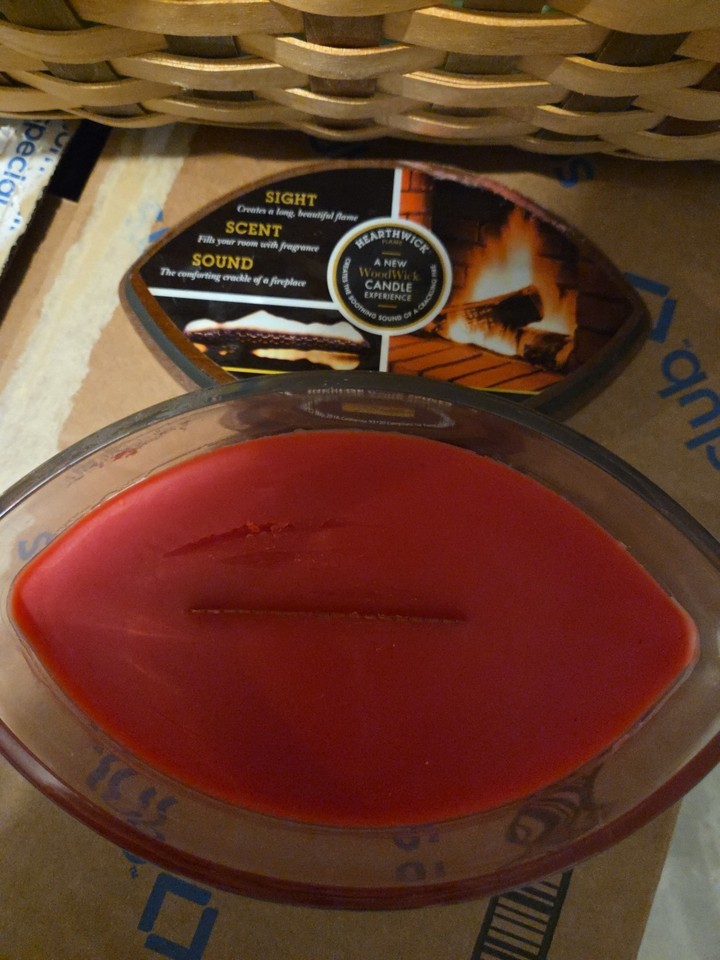 Woodwick CRIMSON BERRIES Ellipse Hearthwick Crackling Candle 16 oz New ...