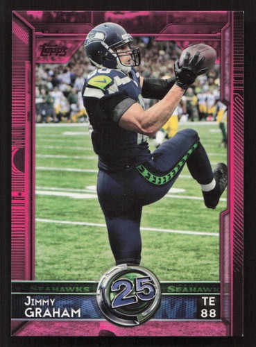 2015 Topps Jimmy Graham Pink #/499 #348 Card | eBay
