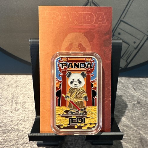 Panda Jedi Colorized 1 oz. Silver w/COA by Fantasy Mind Bullions. 250 ...