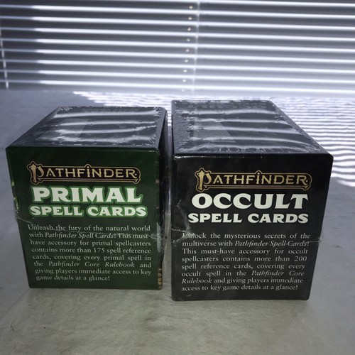 Pathfinder 2e Primal & Occult Spell Cards Sets! Sealed! Unused! | eBay