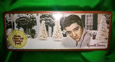 Elvis Presley Russell Stover 'Holly Leaves & Christmas Trees' Cookie ...