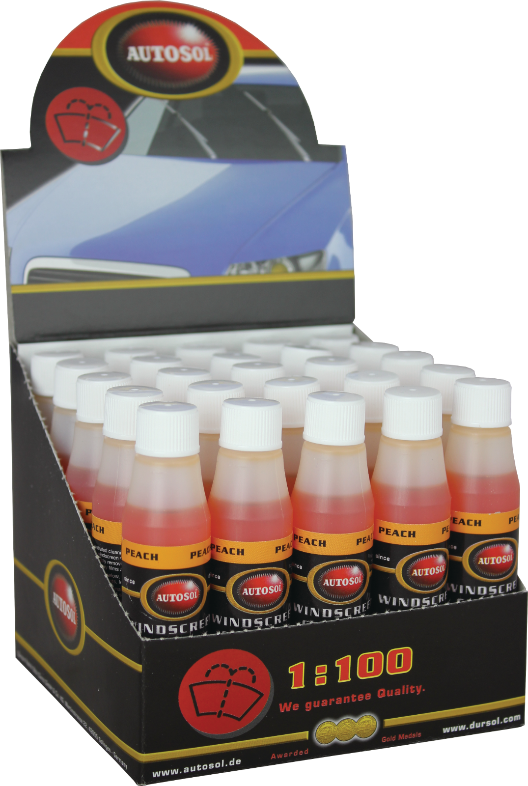 Autosol Car Windscreen Cleaning Peach One Shot Screenwash Concentrate ...