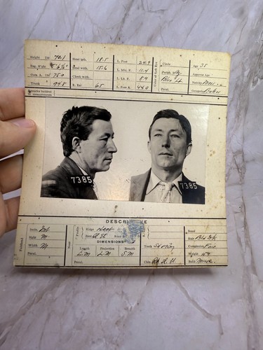 San Francisco 1907 American Criminal Police Bureau Of Identification ...