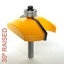 1 pc 1/4" Shank 30° Straight Bevel Raised Panel Router Bit ...