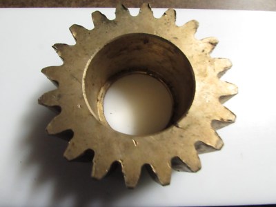 Vintage Industrial Machine Age Brass Cog/ Gear Lamp Piece Steampunk Art ...