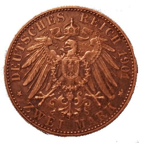 Germany-Reuss-Greiz (Older Line) Heinrich XII. 2 Marks 1901-A | eBay