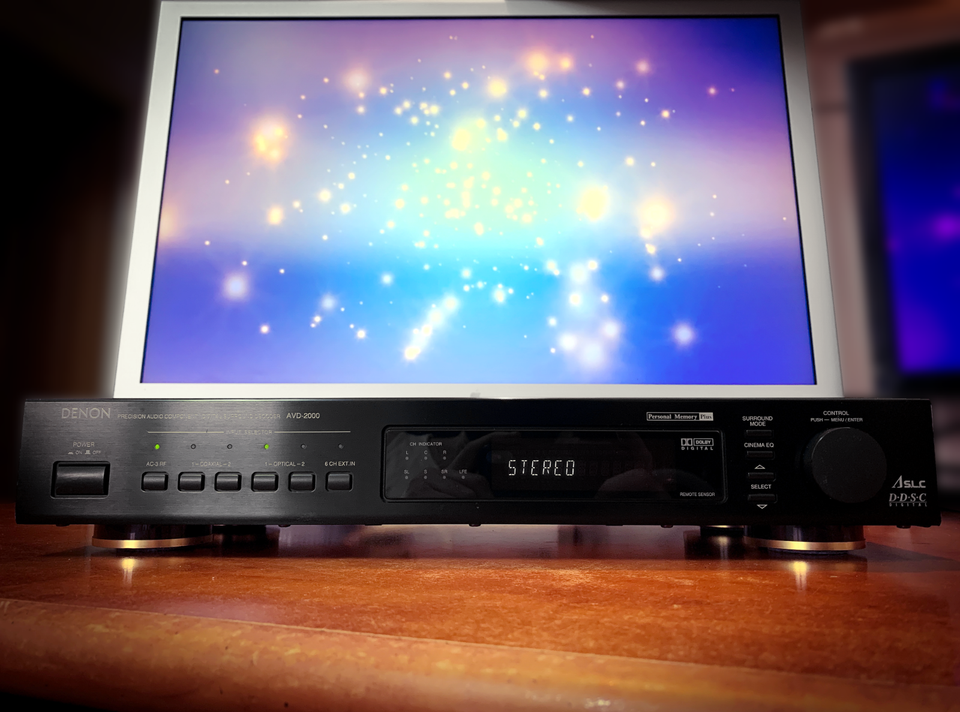 DENON AVD-2000 🌈RaRe🌈 Vintage Digital Processor Ac3 Decoder ...
