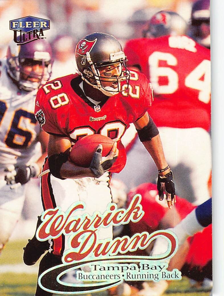 1999 Fleer Ultra Football Warrick Dunn #245 NM/MT TAMPA BAY BUCCANEERS ...