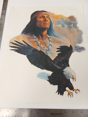 Vintage (Original Bootleg Iron -On / Heat Transfer) Native American ...