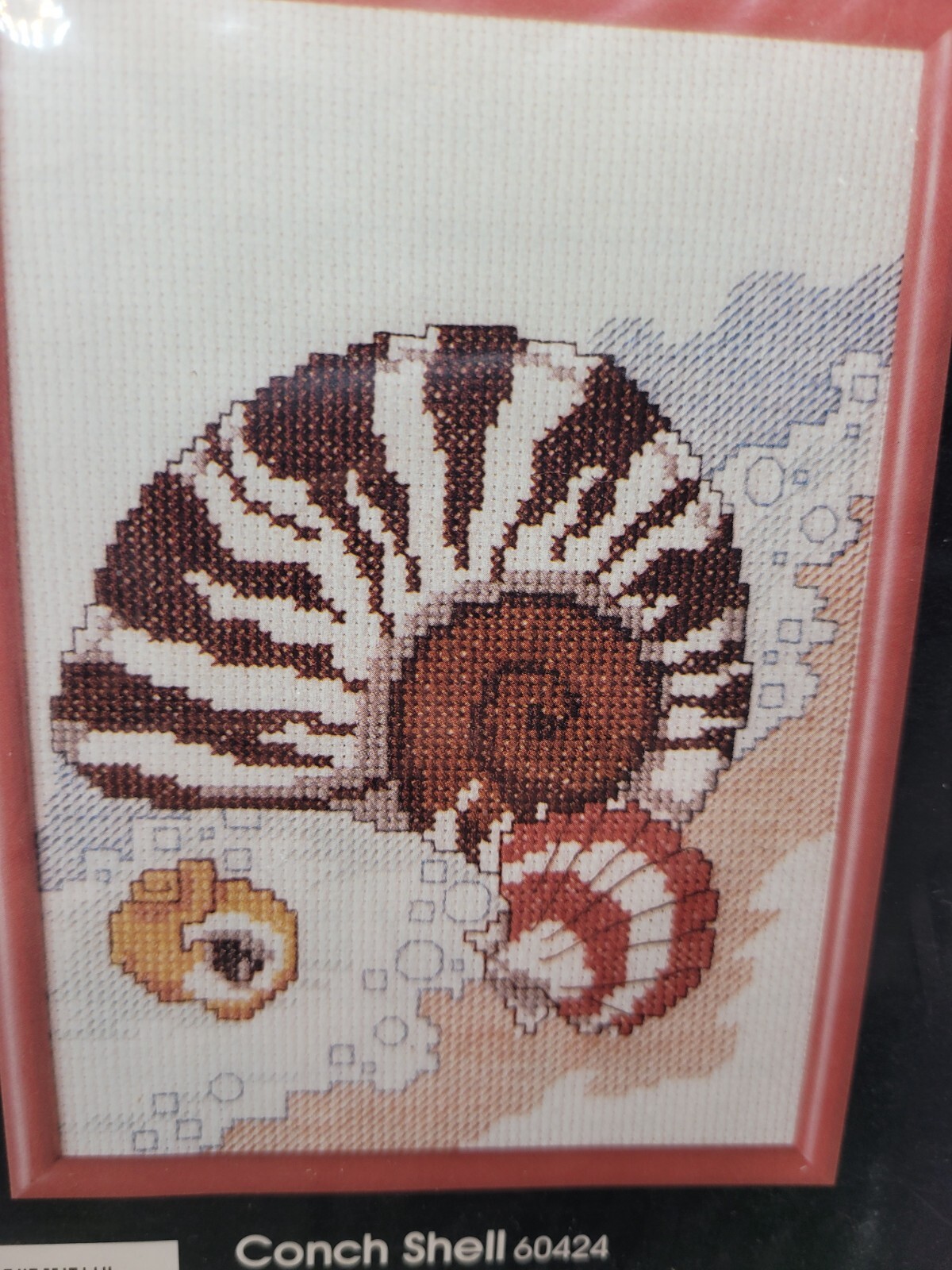 Golden Bee 60424 CONCH SHELL Ocean Seashells Counted Cross Stitch Craft ...