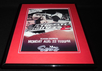 Ultimate Fighter 2 2005 Framed 11x14 ORIGINAL Advertisement Spike TV | eBay