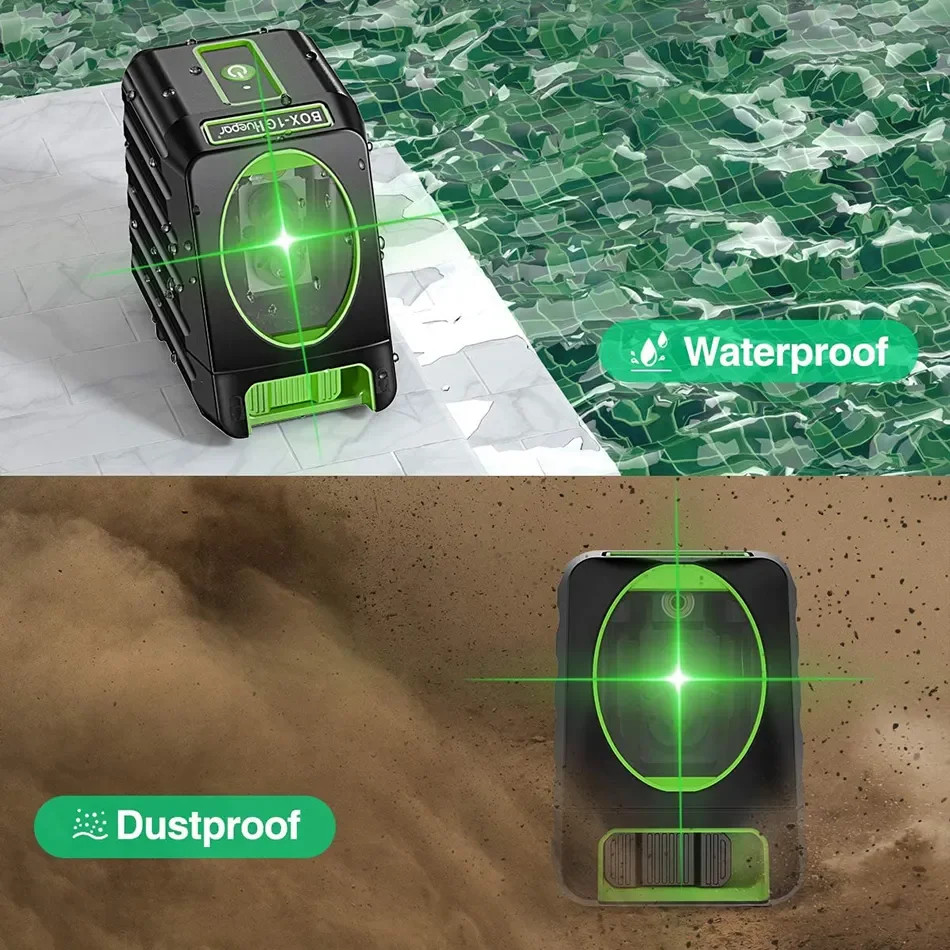 Green Laser Level Self-leveling 130°/150° Horizontal &Vertical Nivel ...