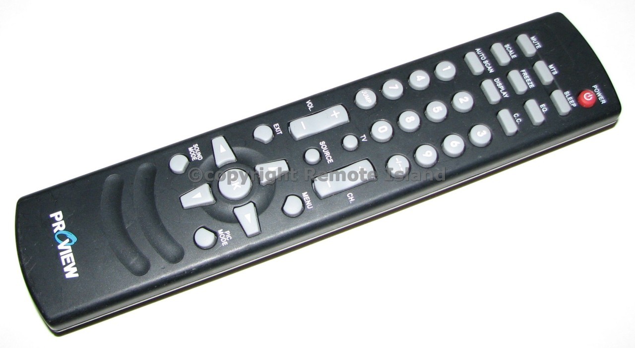 Proview/Welton RAC06-RX-020 LCD TV Remote Control AV324830 AV324890 ...