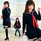 Sailor Navy Fancy Dress Uniform Cosplay Costume Japanese School Girl ...