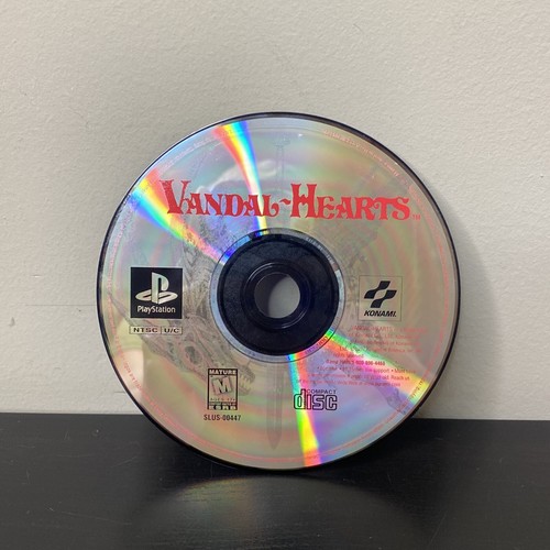 Vandal Hearts PlayStation 1 PS1 System Game Disc ONLY NTSC/UC ...