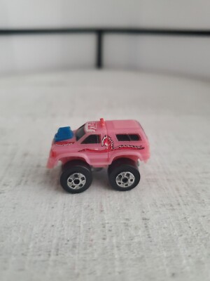 Mint!!!! Vintage Road Champs Micro Machines 4x4 FLY TRUCK Pink 1987 ...