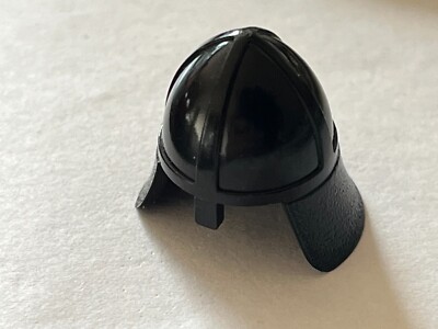 Casque LEGO castle minifig black helmet 3844 / 10176 6085 6090 6060 ...