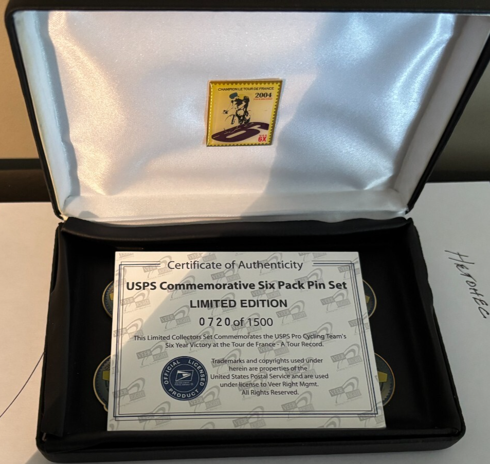 USPS Commemorative Six Pack Pin Set 1999-2004, Limited Edition, in ...