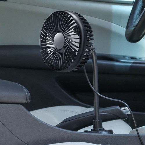 USB 3 Speed Electric Car Fans Powerful Quiet Rotatable for Car Van ...