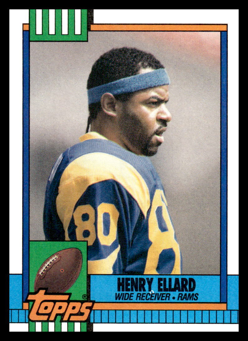 1990 Topps Henry Ellard #72 Los Angeles Rams Football Card | eBay