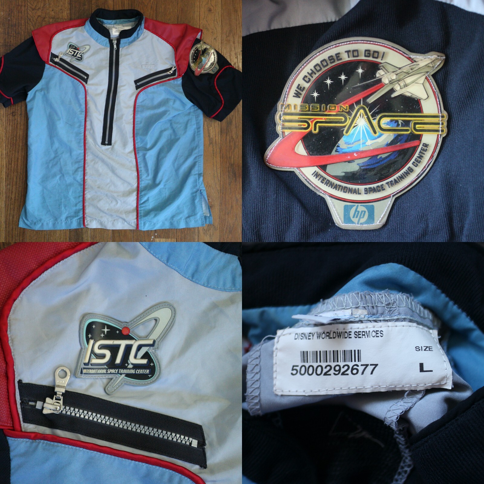 Disney World Epcot MISSION SPACE Cast Worn Park Uniform Costume ISTC ...