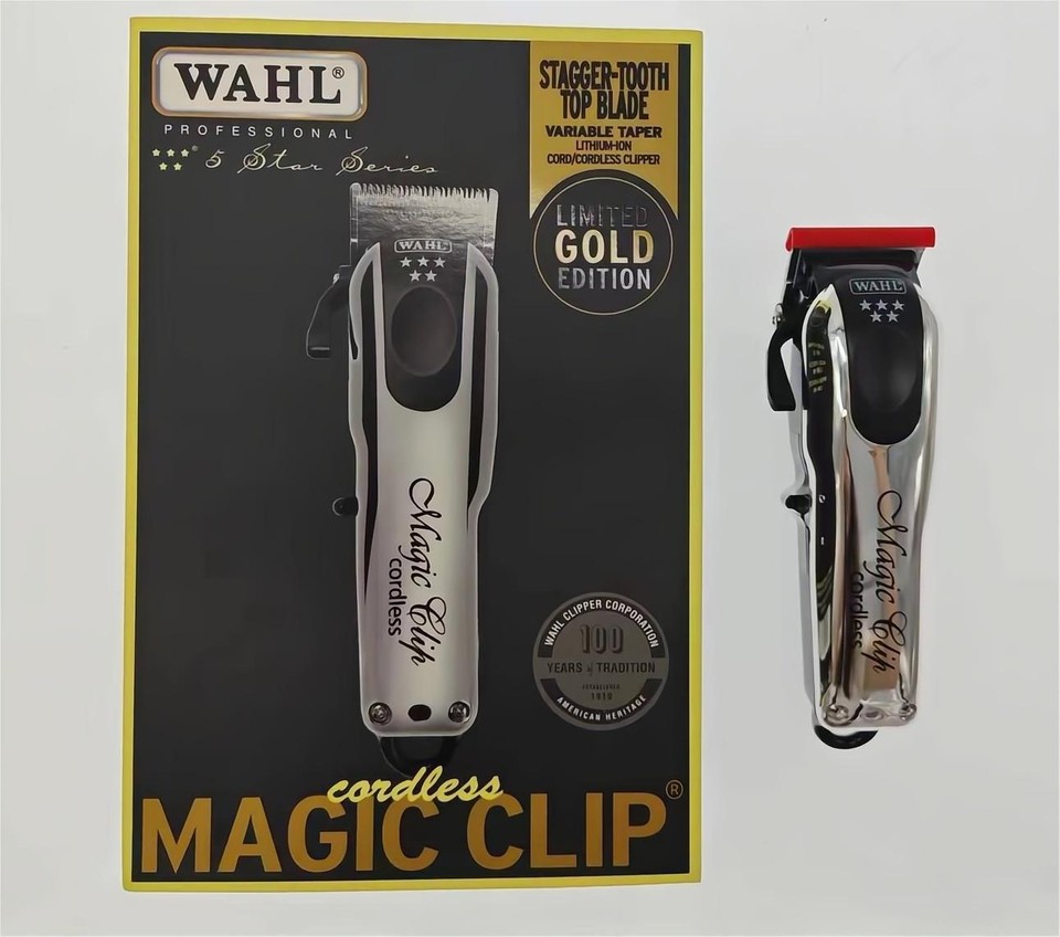 Wahl 8148-100 Silver Professional 5-Star Limited Edition Cordless Magic ...