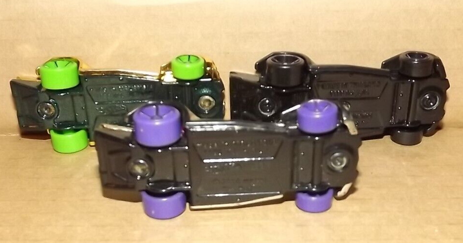 Hot Wheels 3 pack of 2014 Mattel Diecast Rev Rod black, gold, silver ...