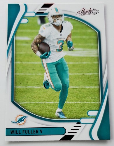 2021 Panini Absolute Will Fuller V Miami Dolphins Red Foil #80 | eBay