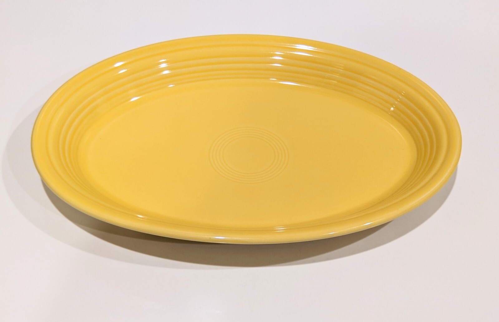 Fiesta Ware Large Oval Platter Sunflower Yellow 13 1/2” Serving ...