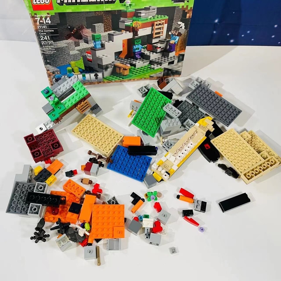 LEGO Minecraft The Zombie Cave Set 21141 with Instruction | eBay