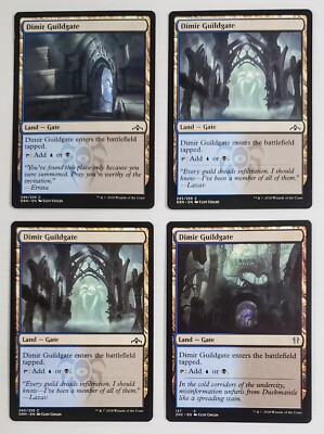 X 4 Dimir Guildgate NM Various Sets MTG Magic The Gathering | eBay