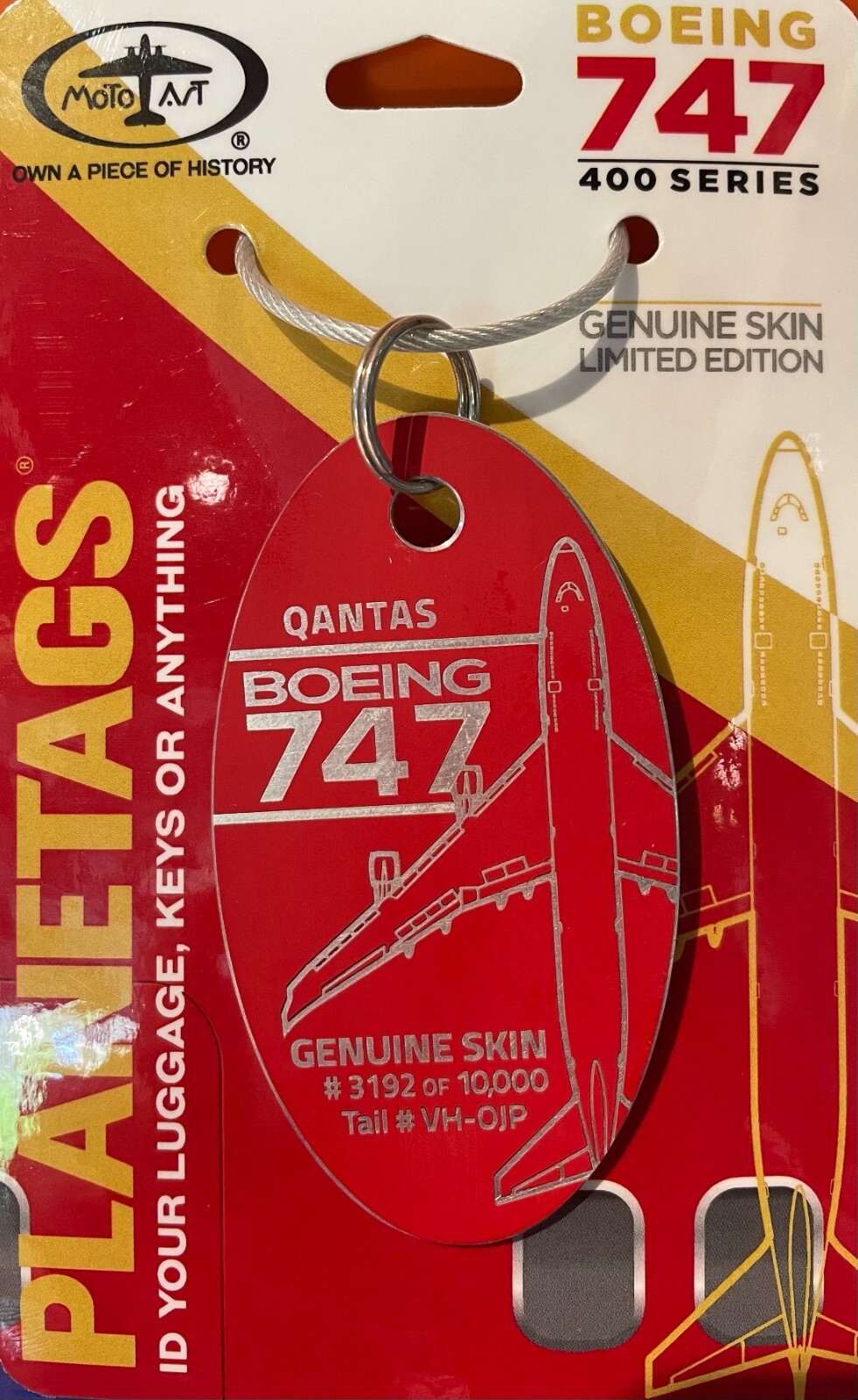 RBF絕版 PLANETAG QANTAS 747-400 Series PLAN 80774862196 *FREE SHIPPING ...