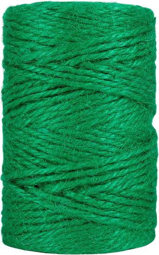 Garden Twine, Green Plant Twine 328 Feet 3Mm Thick Jute Twine, 3Ply ...