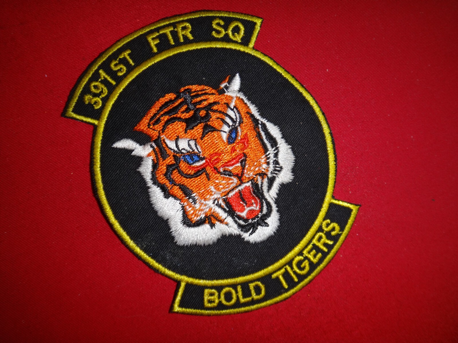 Vietnam War Patch US 391st Fighter Squadron BOLD TIGERS At Cam Ranh Bay ...