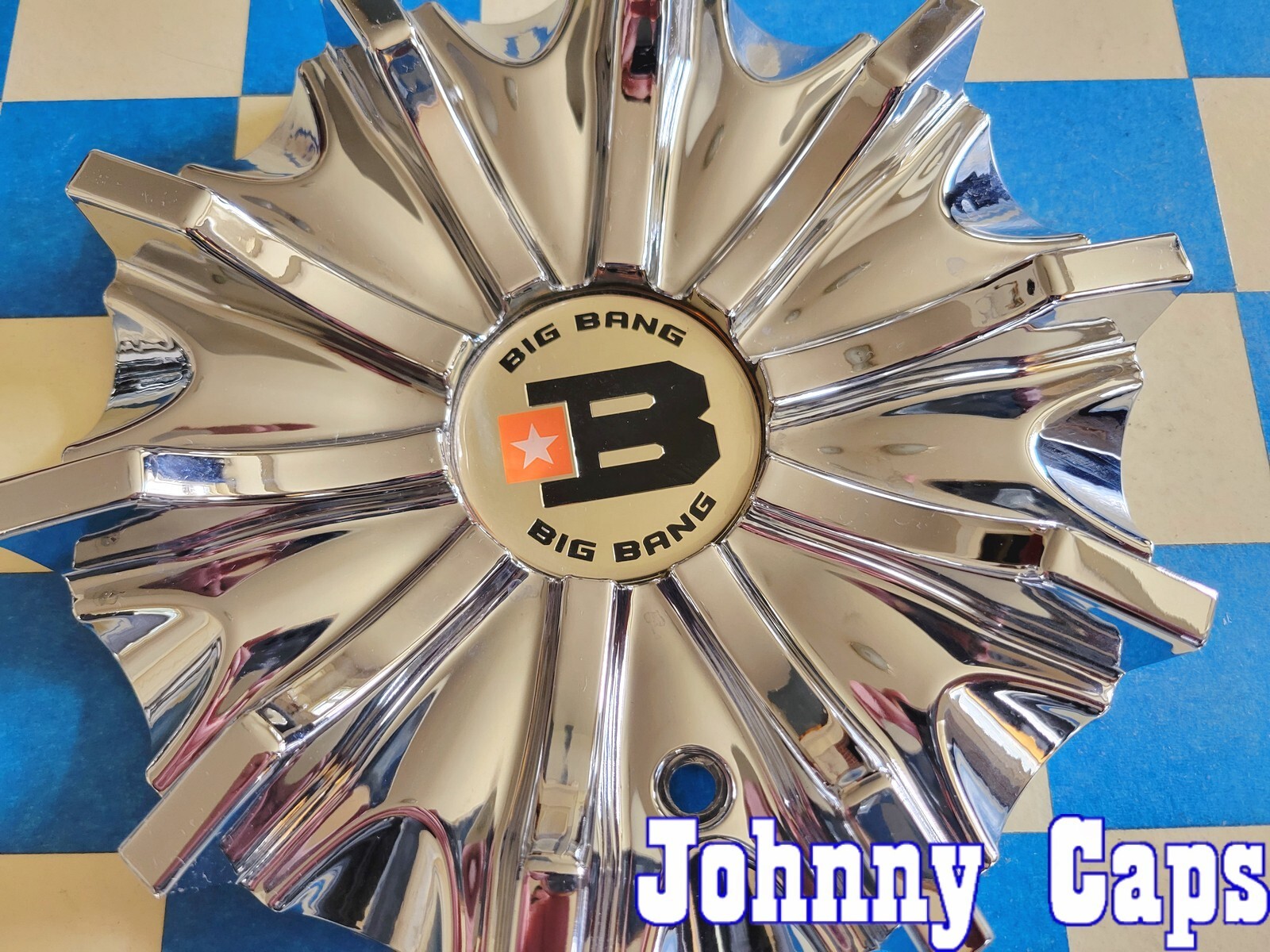 BIG BANG Wheels # CAP9088-C . Custom Wheel CHROME Center Cap [57] (QTY ...