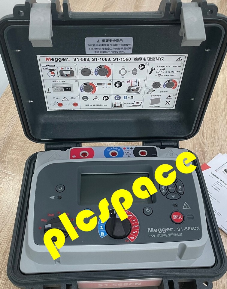 MEGGER S1-568CN Brand New Insulation resistance tester Express DHL or ...