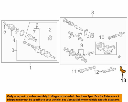52380-60050 Toyota Support assy, differential 5238060050, New Genuine ...
