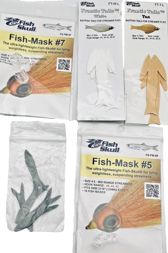 Fish-Skull Lot - Fish-Masks & Frantic Tails - Various Colors/Sizes ...