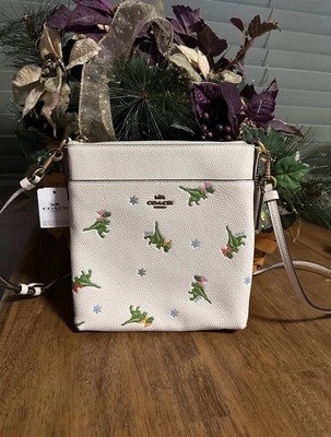 COACH Dinosaur Rexy Winter Holiday Crossbody Shoulder Bag | eBay