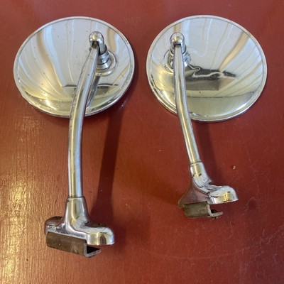 VINTAGE ANTIQUE 1940 's PAIR PEEP SIDE VIEW MIRRORS CUSTOM HOTROD ...