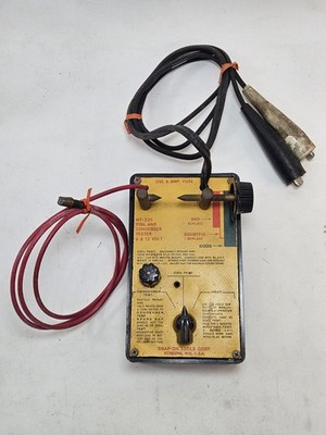 Vintage 1950s SNAP-ON Model MT-335 Ignition COIL Tester Antique SnapOn ...