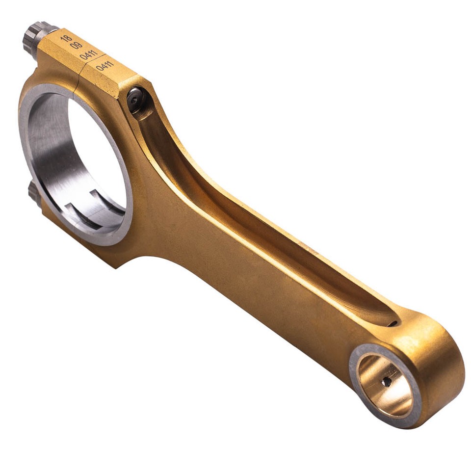 5x H-Beam Connecting Rods Conrods For Volvo 850 C70 T5 2.3L W/ ARP 2000 ...