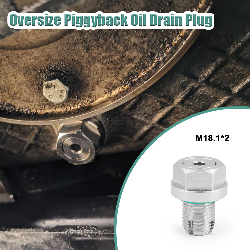 M18.1*2 Stainless Steel Oil Drain Plug Oil Pan Thread Repair Kit with O ...