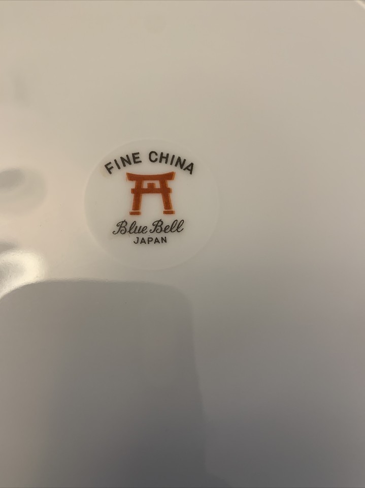 47 Pc Circa Vintage Fine China Blue Bell Japan | eBay