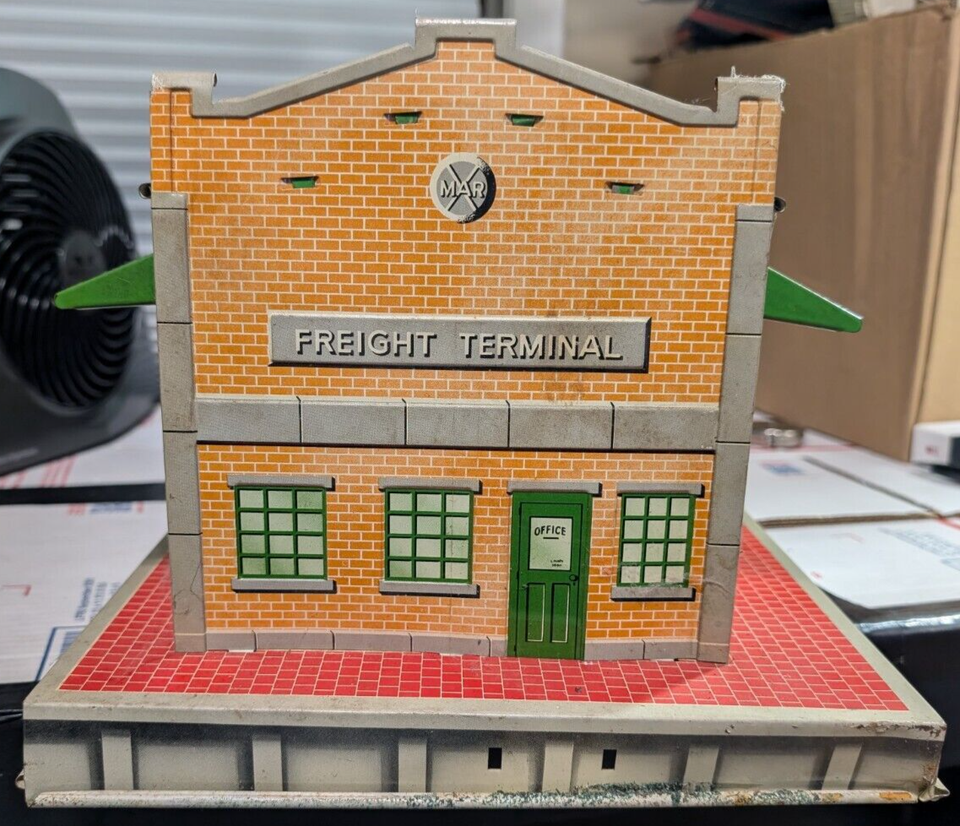 Vintage MARX Lithographed Freight Terminal Tin-Plate O Scale | eBay