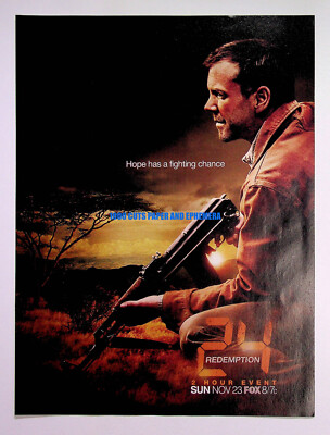 24 Redemption Fox TV Channel 2008 Trade Print Magazine Ad Poster ADVERT ...