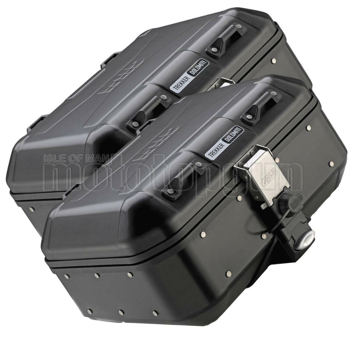 GIVI CASE V40N + SIDE-CASES TREKKER DOLOMITI DLM30B YAMAHA TRACER 900 ...