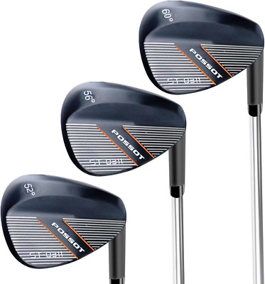 3 PCS Wedge Set or Individual Golf Wedges, Available in 52° Gap Wedge ...
