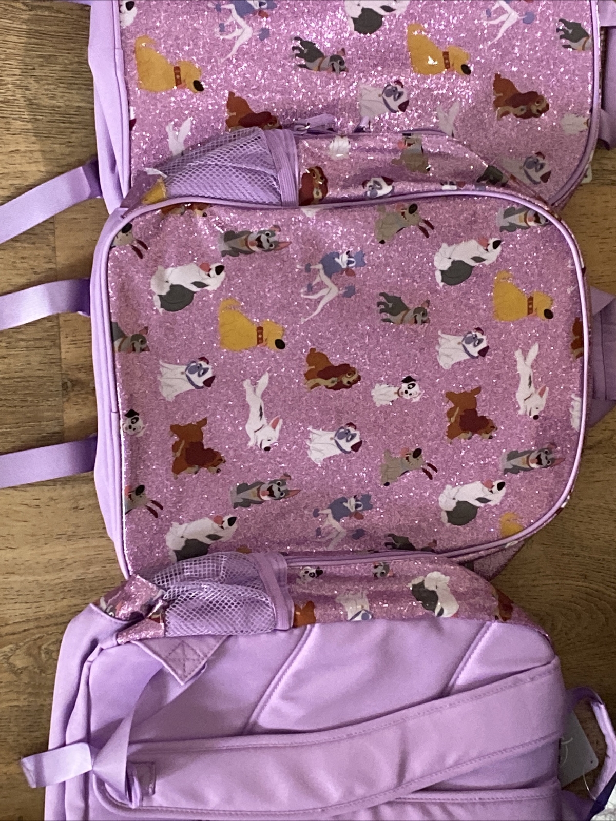 Disney Dogs Backpack -Purple Sparkle Bolt Dug Lady-NWT- IN HAND- Ship ...